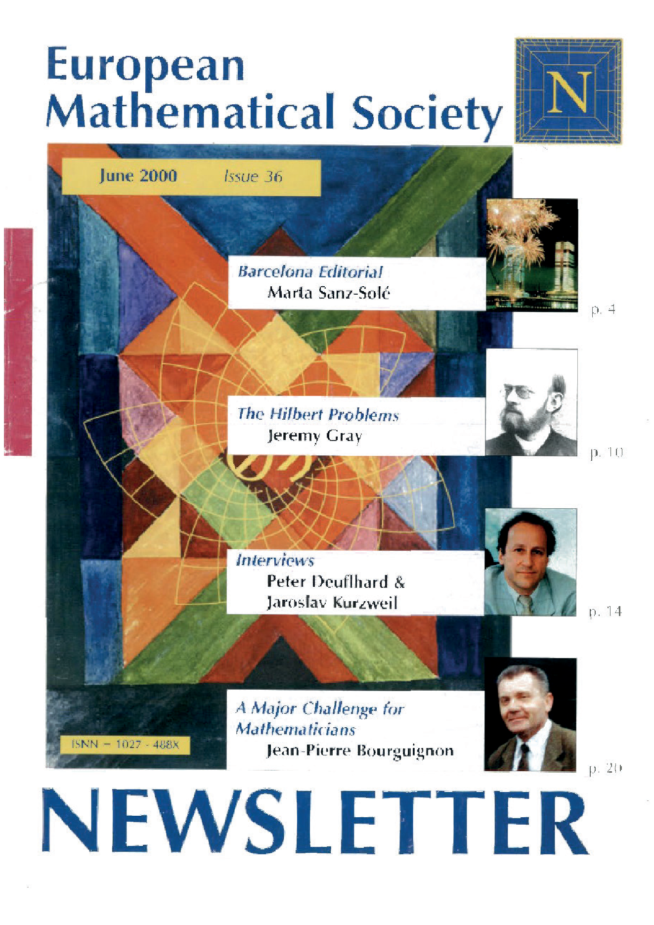 No. 36 (2000)| European Mathematical Society Magazine | EMS Press